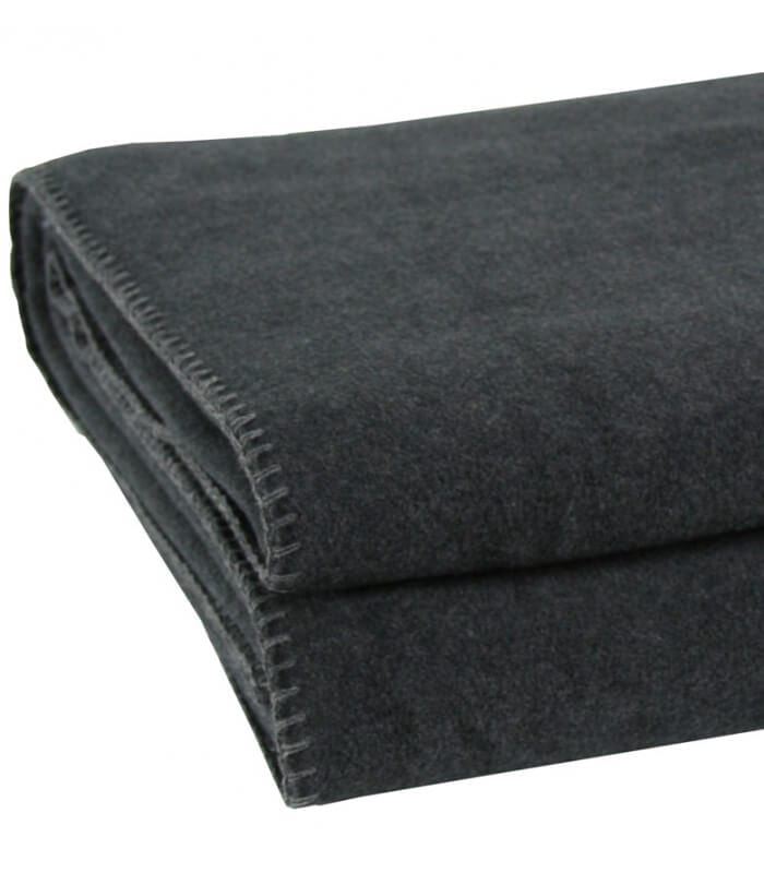 Plaid polaire luxe anthracite 160 x 200 cm : Plaid Addict, vente en ...