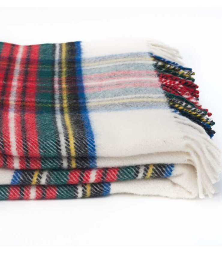 Plaid Laine Écossais Rouge - Doux et ultra confortable!