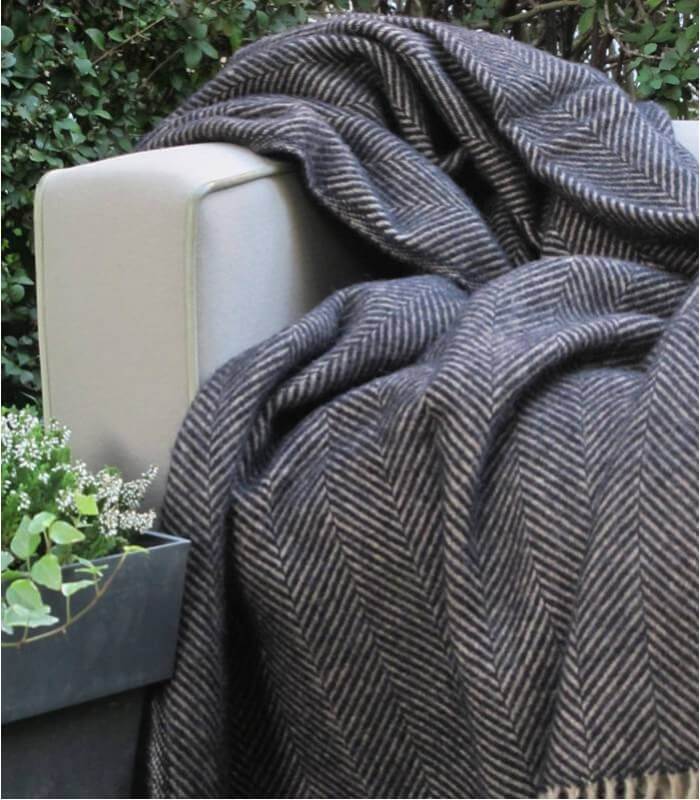 Plaid laine chevrons vintage : Plaid Addict, vente en ligne de Plaids ...