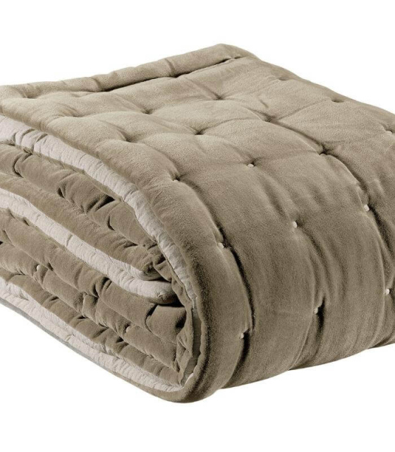 Edredon Bout de Lit Velours Peacock 85X200cm