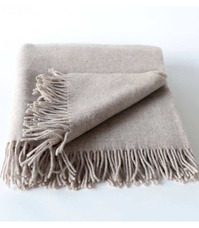 Plaid laine beige must have : Plaid Addict, vente en ligne de Hors stock