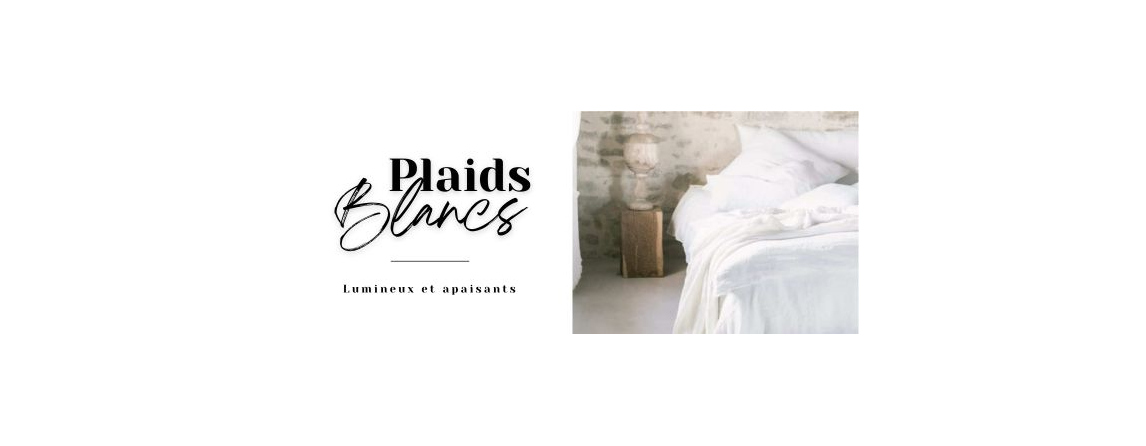 Plaid Blanc - La boutique des plaids - Plaid-addict.com